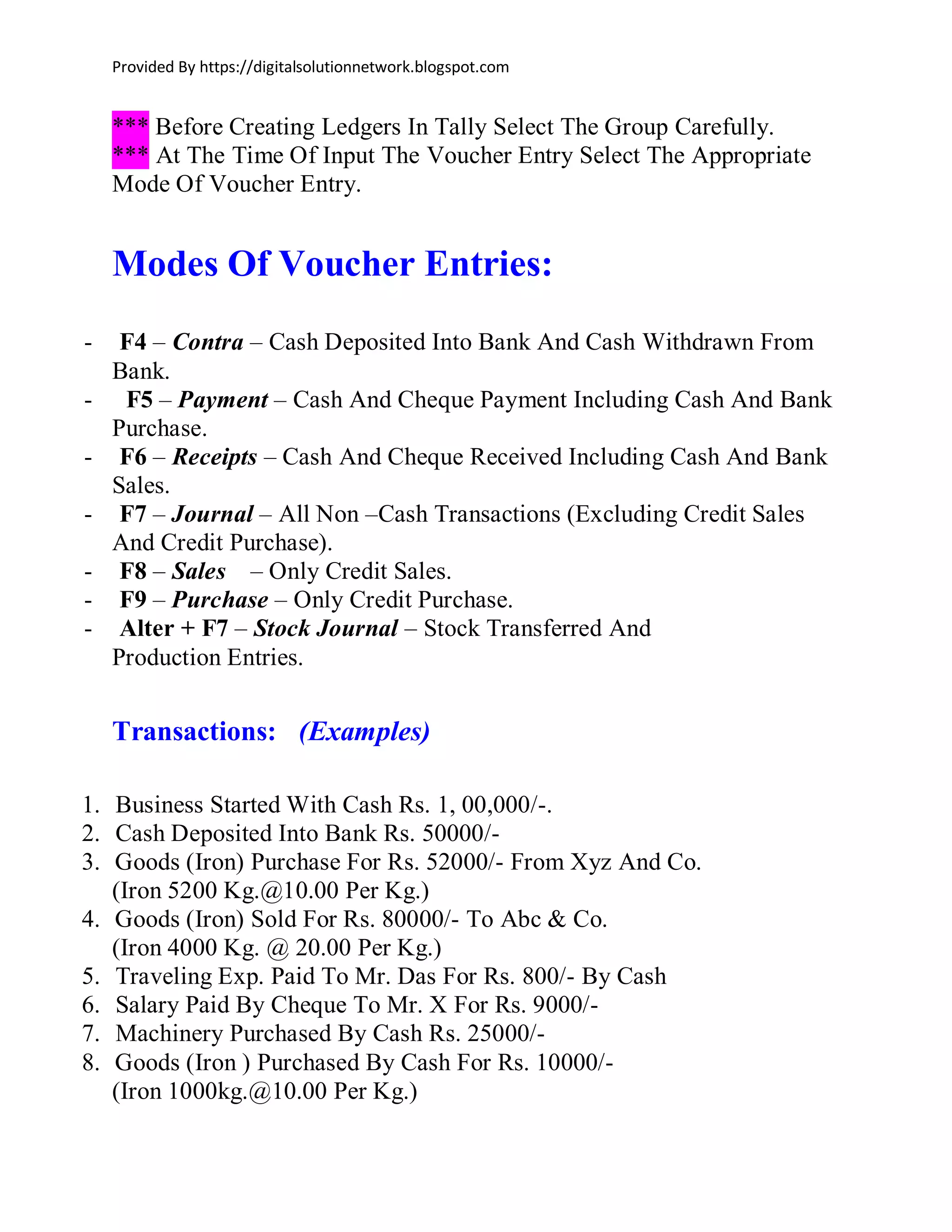 Basic tally notes | PDF | Stocks and Bonds | Personal Investing
