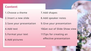 Basic Tasks For Creating A Powerpoint Presentation.pptx