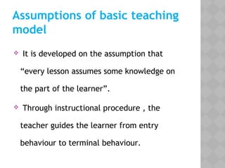 Basic teaching | PPT