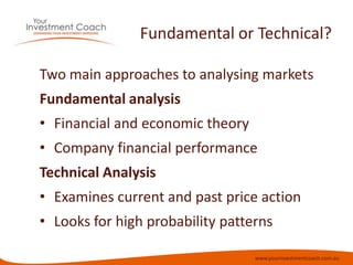 Basic technical analysis | PPTX