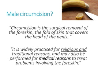 Basic technique of circumcision by regi septian | PPSX