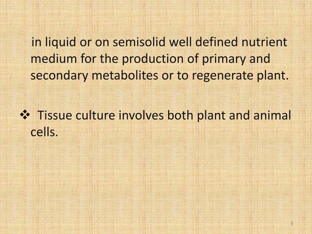 Basic techniques of plant tissue culture | PPTX | Biotech and ...