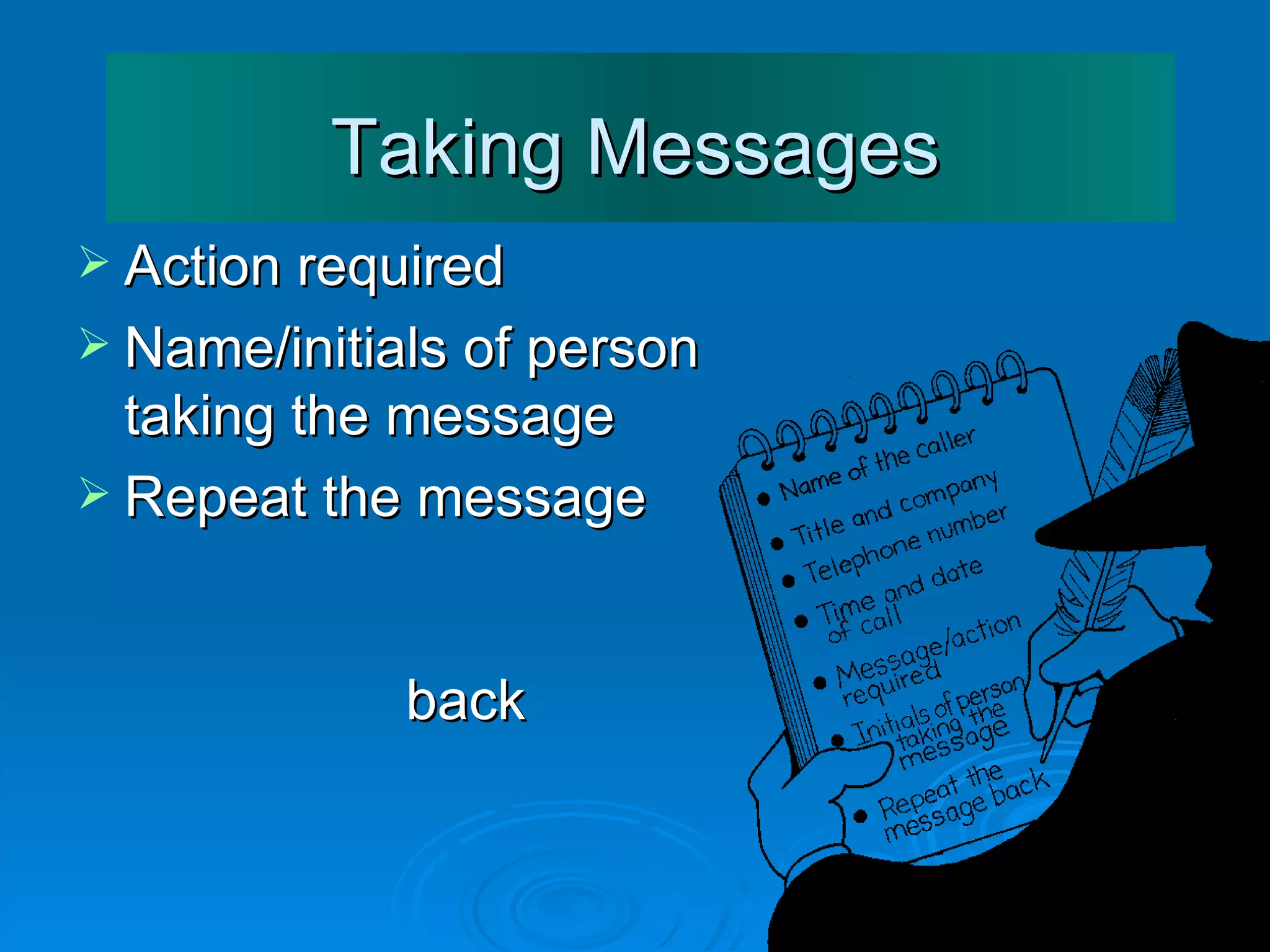 Basic telephone skills | PPT