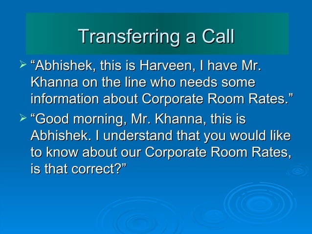 Basic telephone skills | PPT