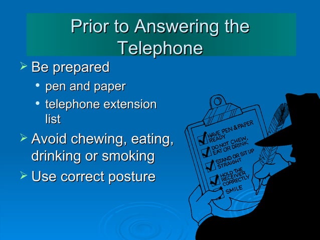 Basic telephone skills | PPT