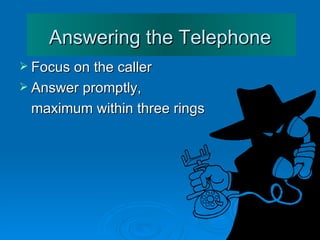 Basic telephone skills | PPT