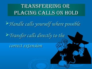 Basic Telephone Skills | PPT | Telecommunications Industry | Industries