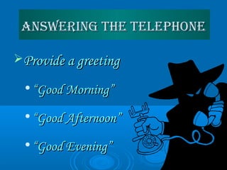 Basic Telephone Skills | PPT | Telecommunications Industry | Industries