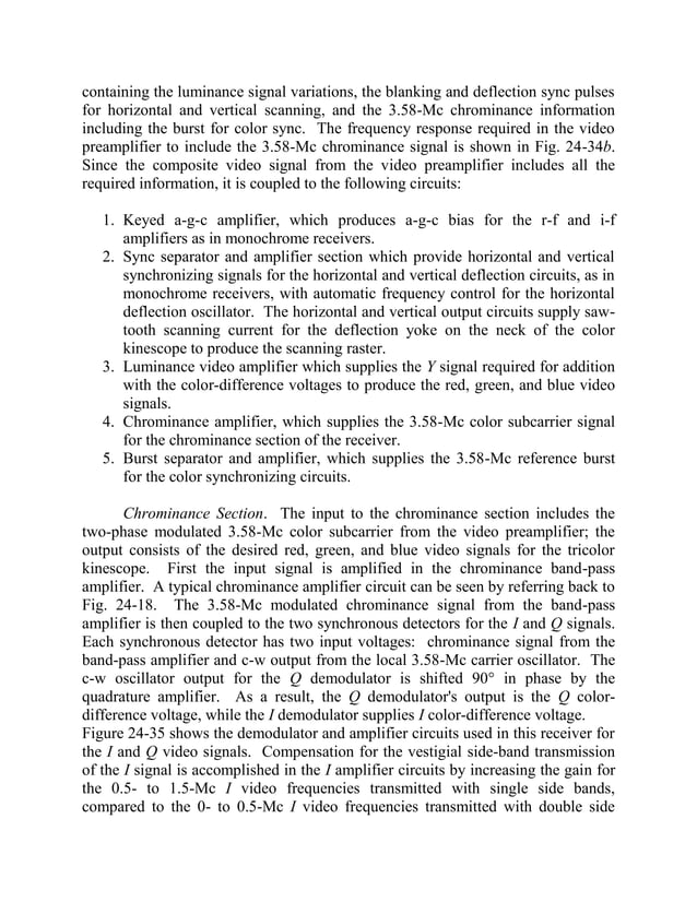 Basic television | PDF