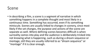 Basic terminologies for Film | PPTX | Photography | Arts and Crafts