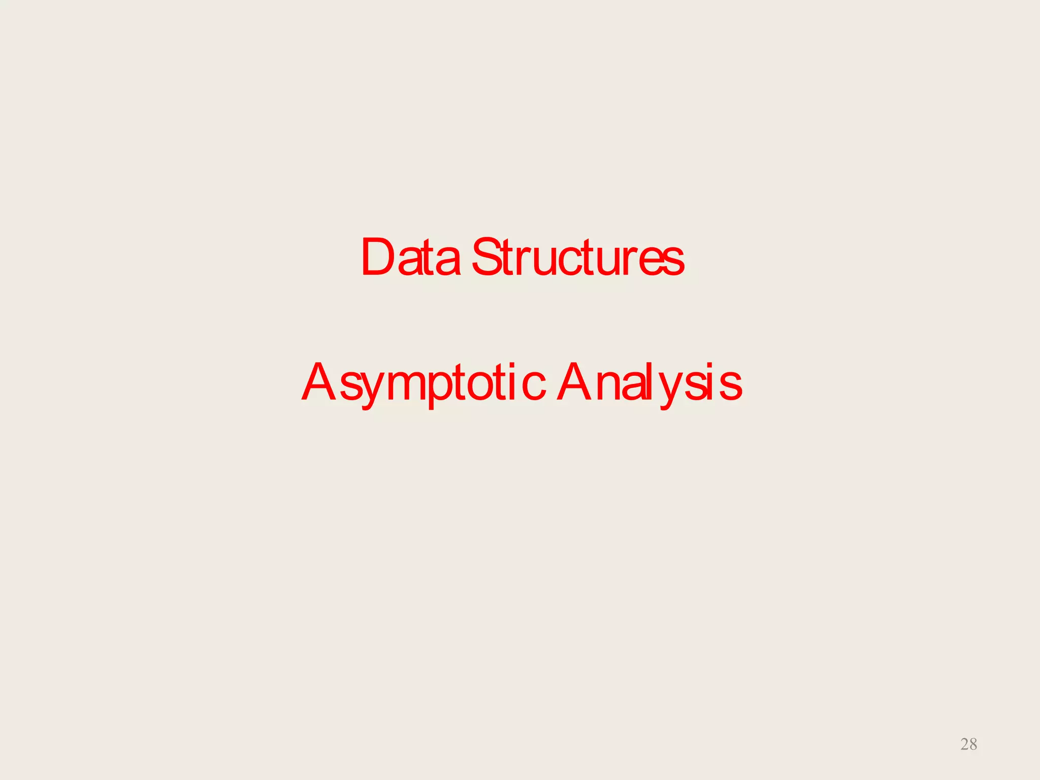 Basic terminologies & asymptotic notations | PPT