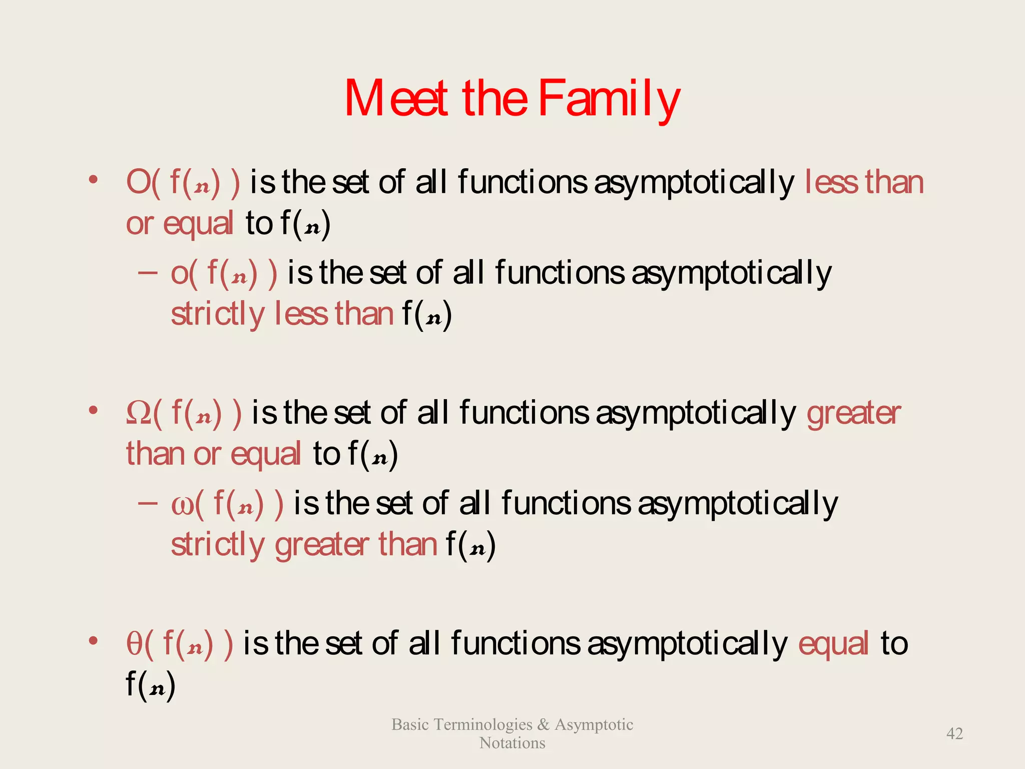 Basic terminologies & asymptotic notations | PPT | Programming Languages | Computing