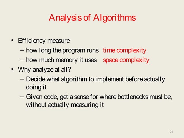 Basic terminologies & asymptotic notations | PPT | Programming Languages | Computing