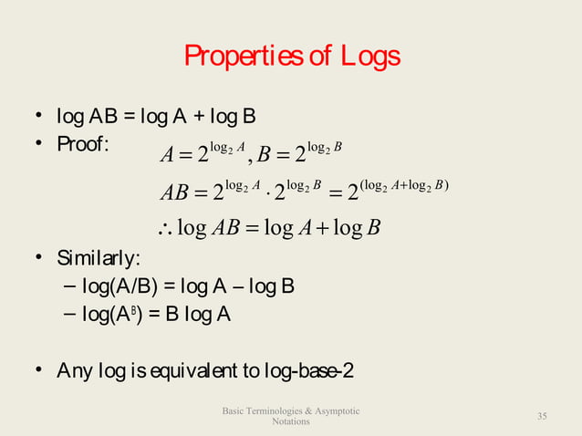 Basic terminologies & asymptotic notations | PPT | Programming ...