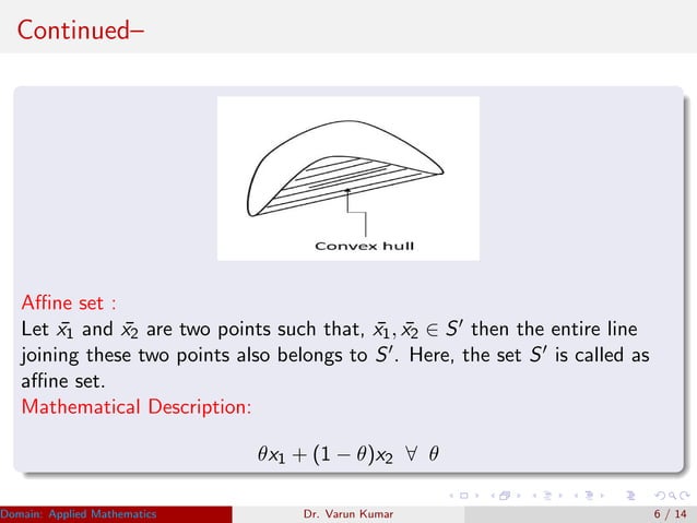 Basic terminology description in convex optimization | PPT