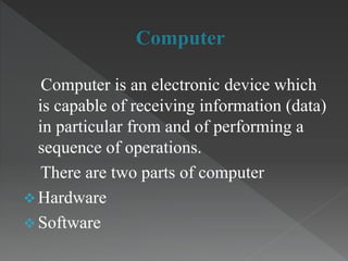 Basic term of computer | PPT