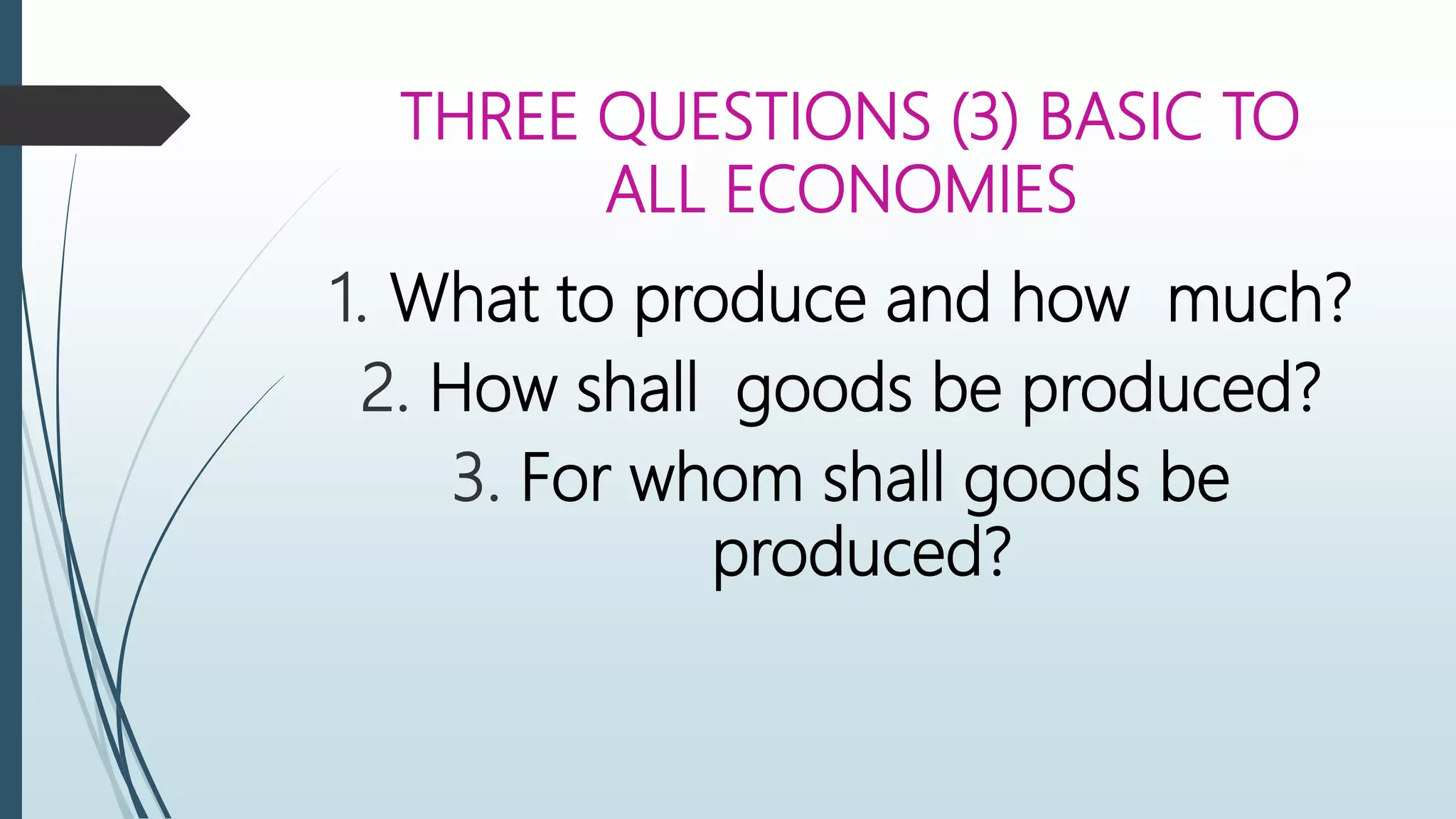 Basic terms in economics | PPTX