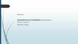 Basic terms in economics | PPTX