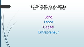 Basic terms in economics | PPTX