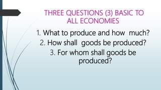 Basic terms in economics | PPTX