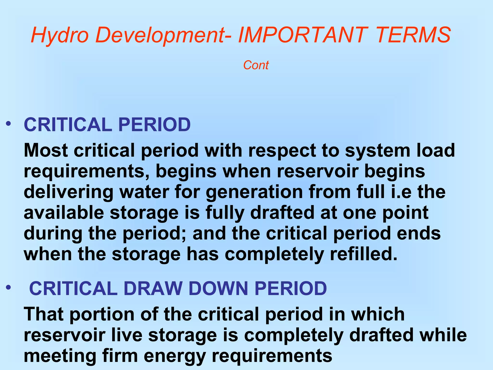 Basics of Hydro power plant | PPT