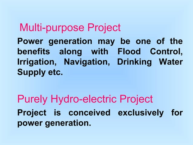 Basics of Hydro power plant | PPT | Houses | Real Estate