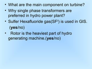 Basics of Hydro power plant | PPT
