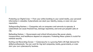 Basic Terms Used in Cyber Security by Dr.Purushottam Petare | PPTX