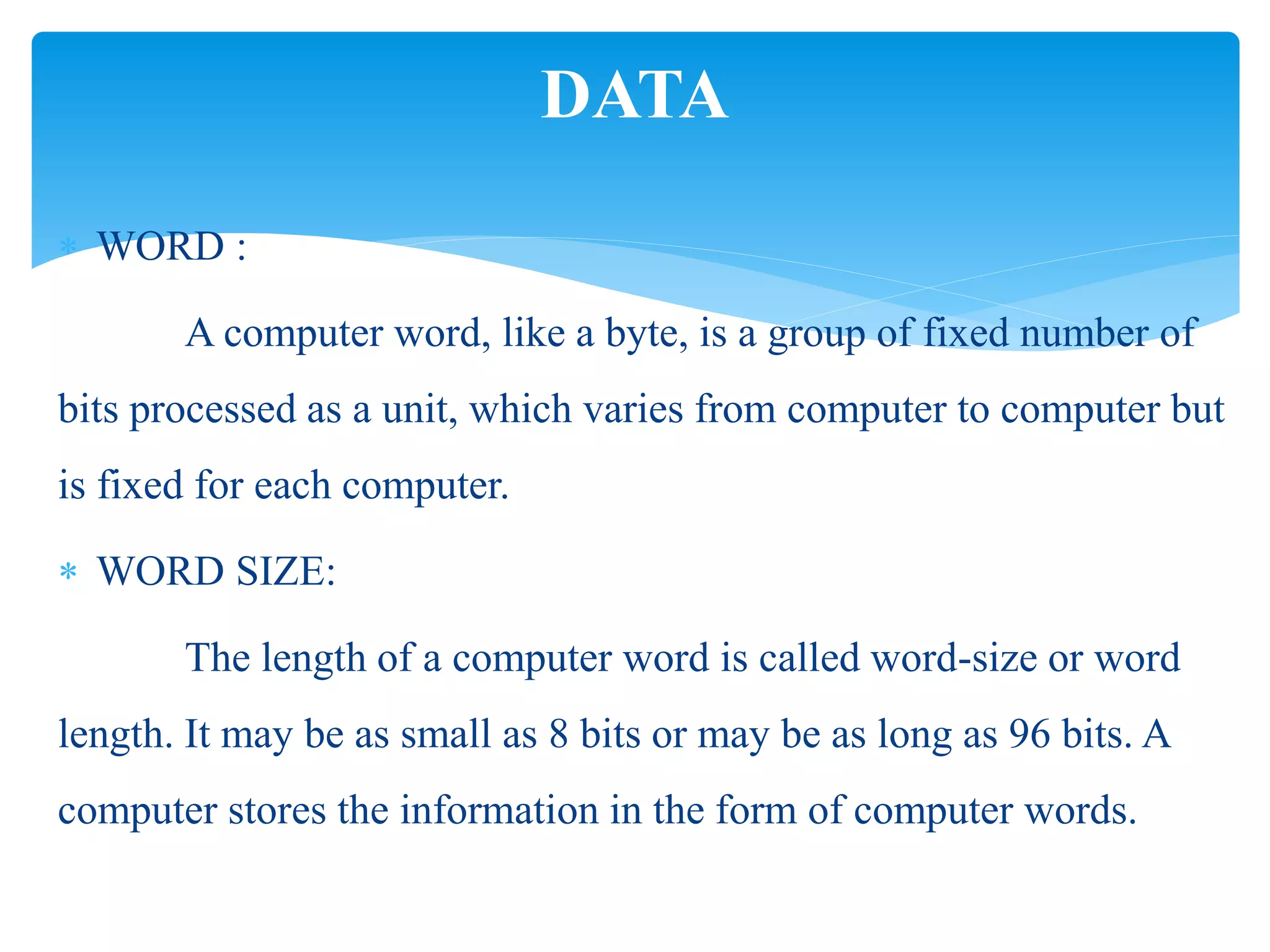 Basic terms used in microprocessor | PPTX | Computing | Technology & Computing