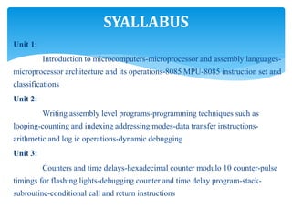 Basic terms used in microprocessor | PPTX | Computing | Technology & Computing