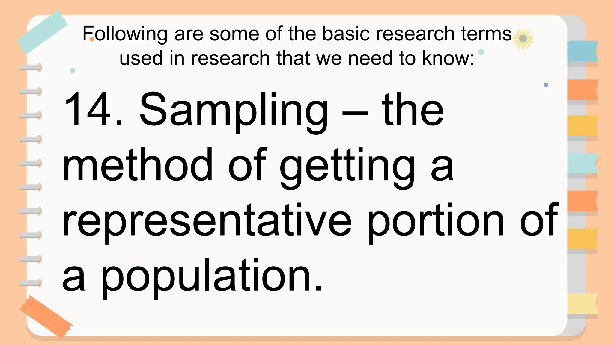 Basic terms used in research nsbfdsnvfhdsvfhsvfhsdvf | PPTX