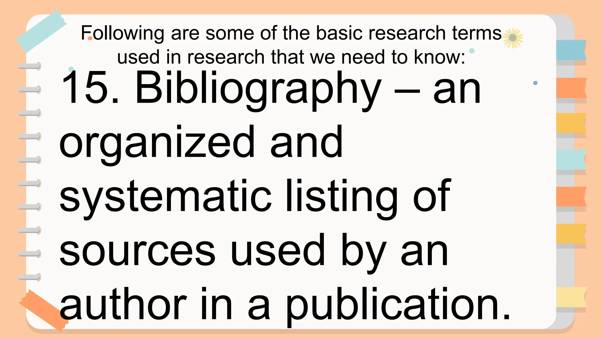 Basic terms used in research nsbfdsnvfhdsvfhsvfhsdvf | PPTX