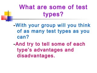 Basic testing techniques2 | PPT