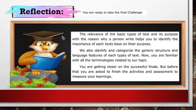 Basic text types and other text types as to purpose ppt | PDF