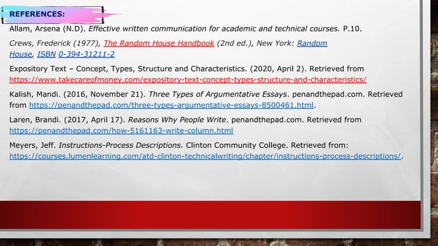 Basic text types and other text types as to purpose ppt | PDF