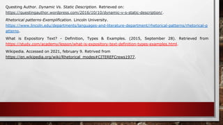 Basic text types and other text types as to purpose ppt | PDF