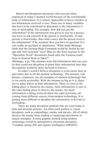 Basic theories of Denial and Decept.docx