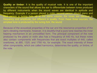 Basic theory of sound | PPT