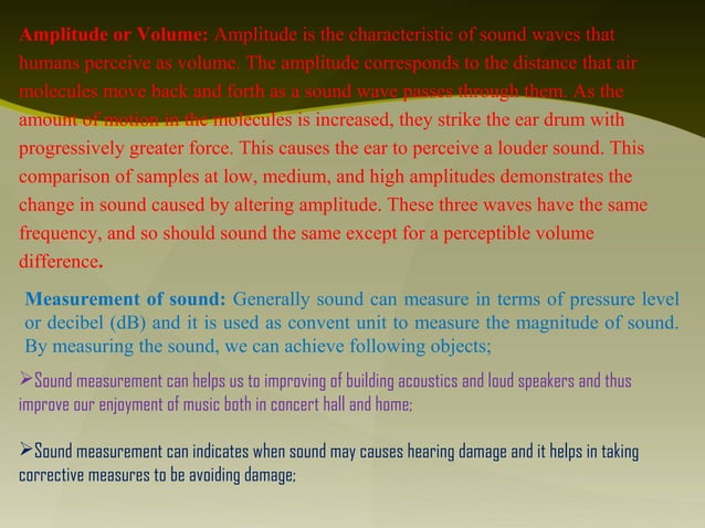 Basic theory of sound | PPT | Musical Instruments | Hobbies & Interests