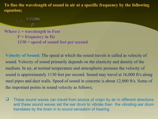 Basic theory of sound | PPT