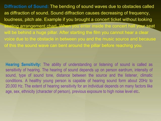Basic theory of sound | PPT | Musical Instruments | Hobbies & Interests