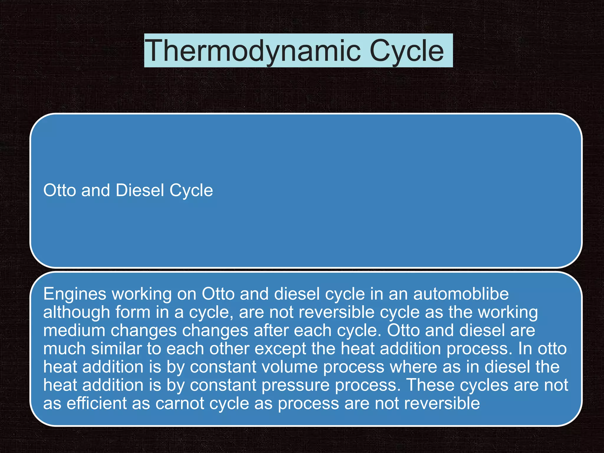 Basic thermodynamics cycle | PPTX