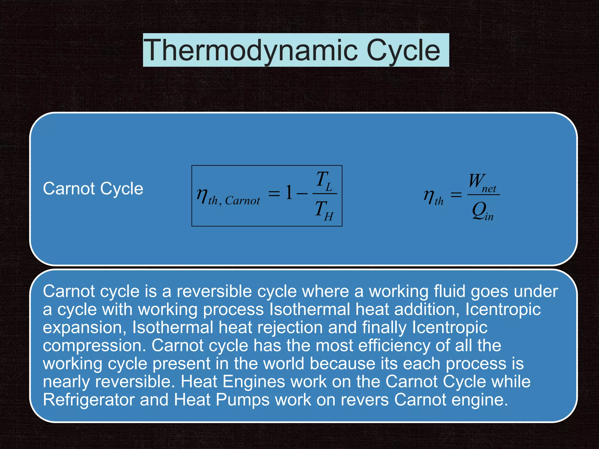 Basic thermodynamics cycle | PPTX