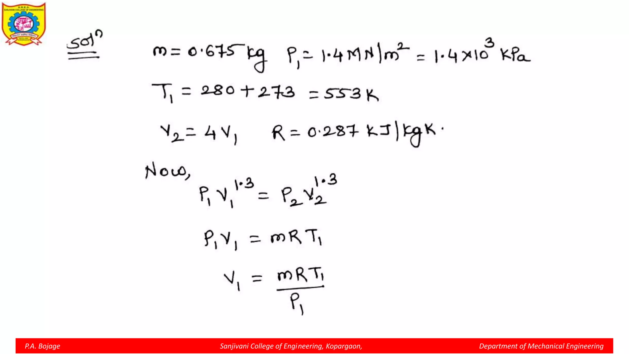 Basic Thermodynamics Unit 4 PPT by New Format - Numerical.pptx ...