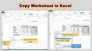 Basic things in excel | PPTX
