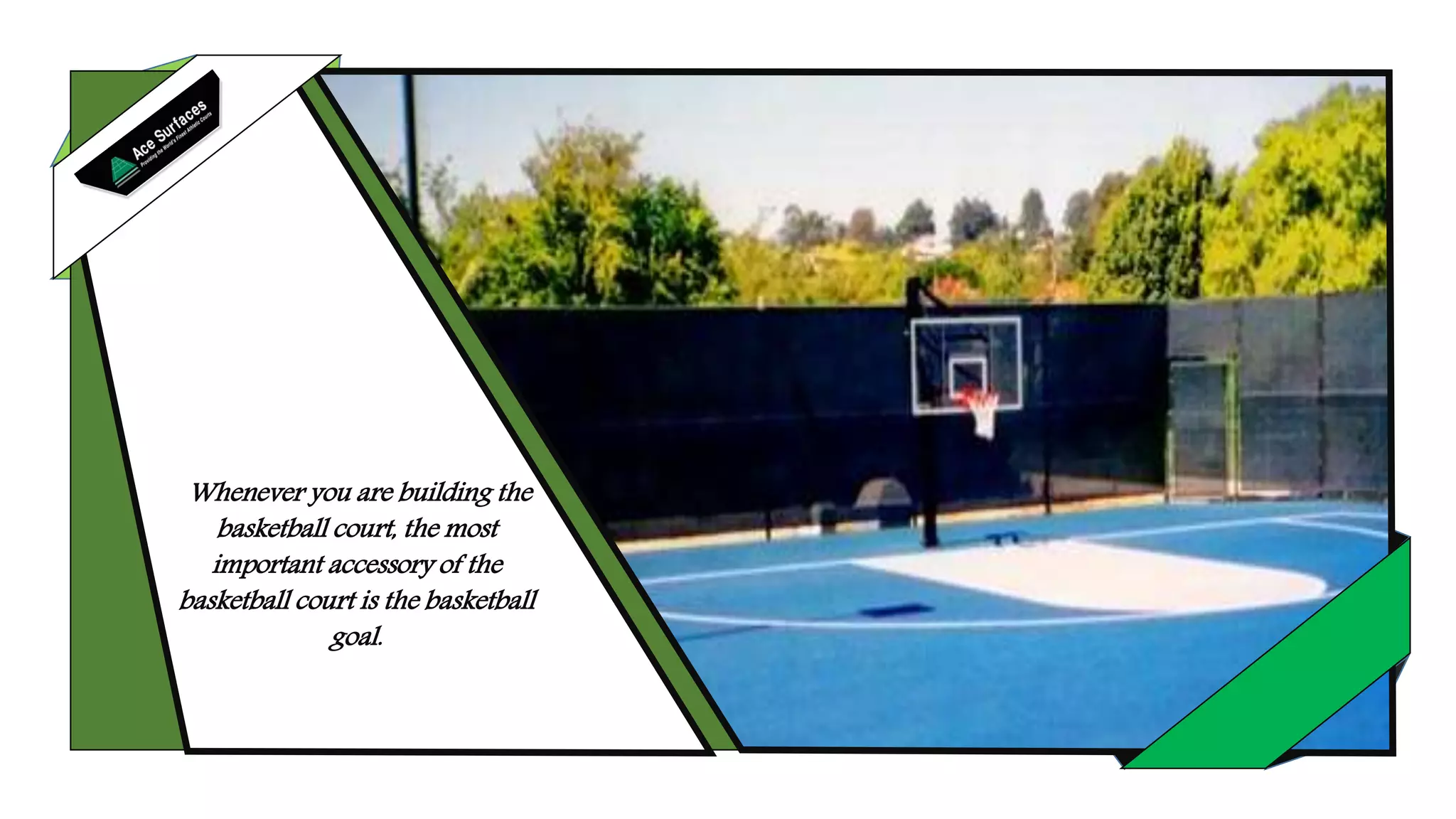 Basic Things Needed for Building a Basketball Court Yourself | PPTX