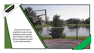 Basic Things Needed for Building a Basketball Court Yourself | PPTX