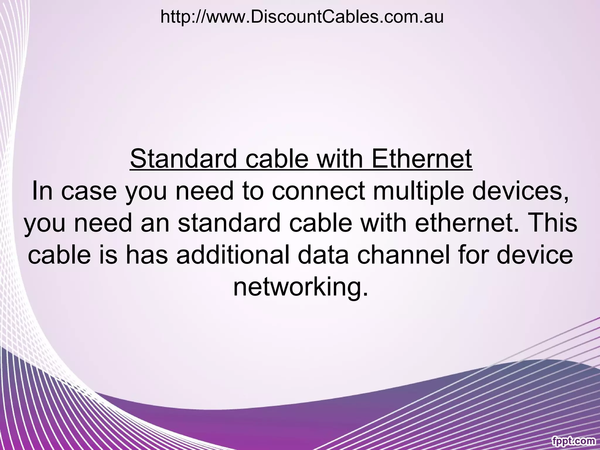 Basic things you need to know about hdmi cables | PPT | Free Download