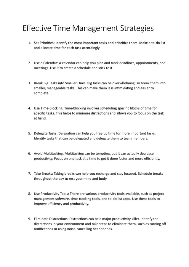 Basic time management.docx | Technology & Computing