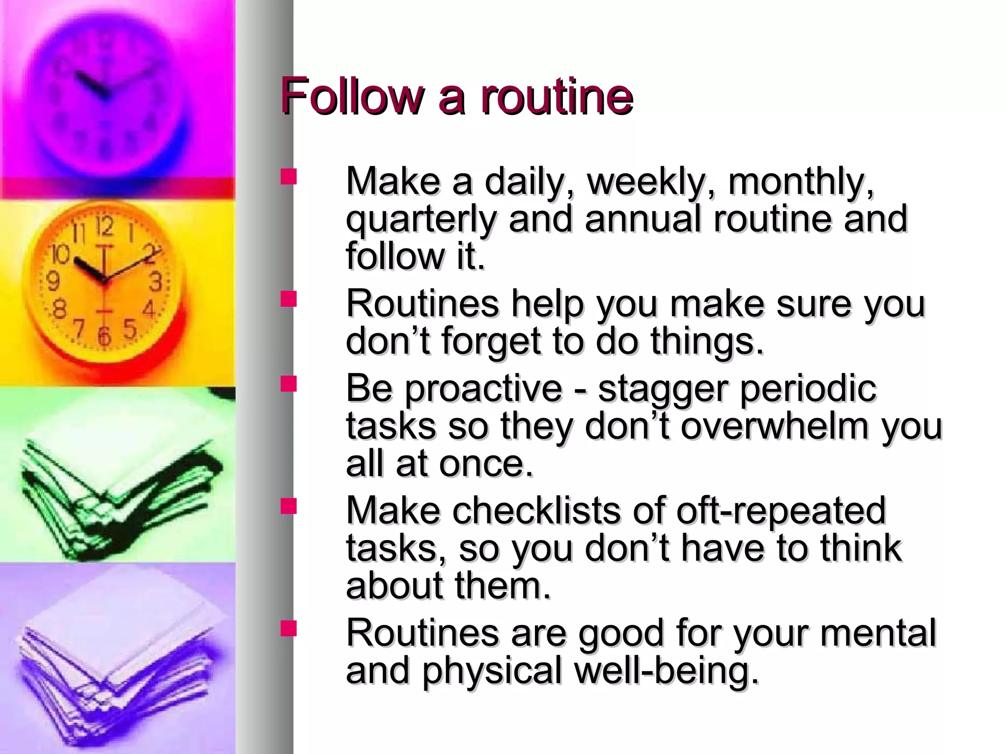 Basic time management_principles | PPT